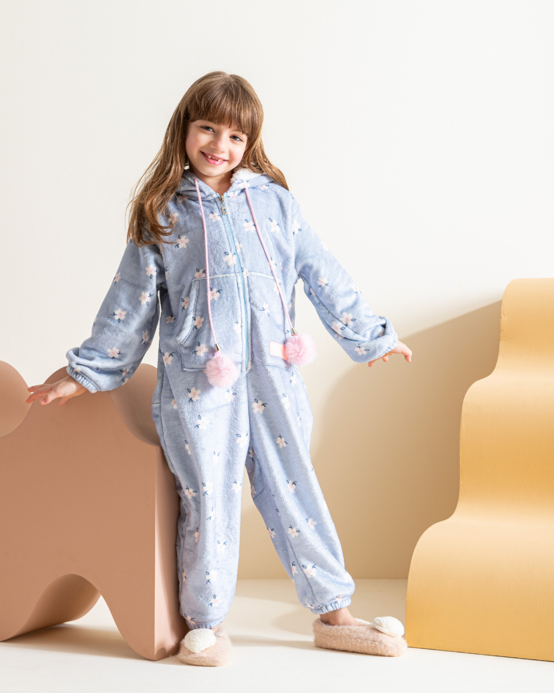 Body fille coeurs colorés, imprimé polaire – 2smaroc